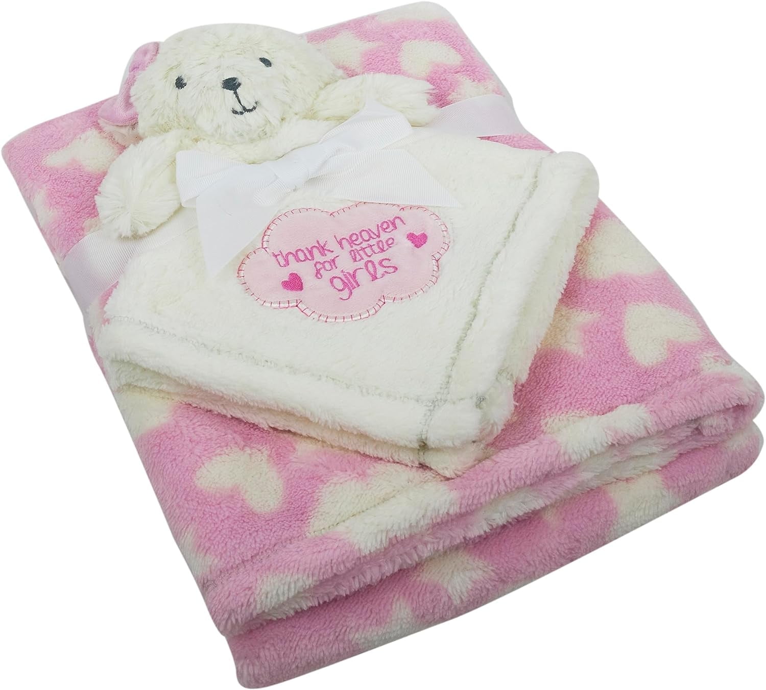 Baby Blankets Plush Security Baby Blanket for Girls 30 x 30 Fuzzy Soft ...