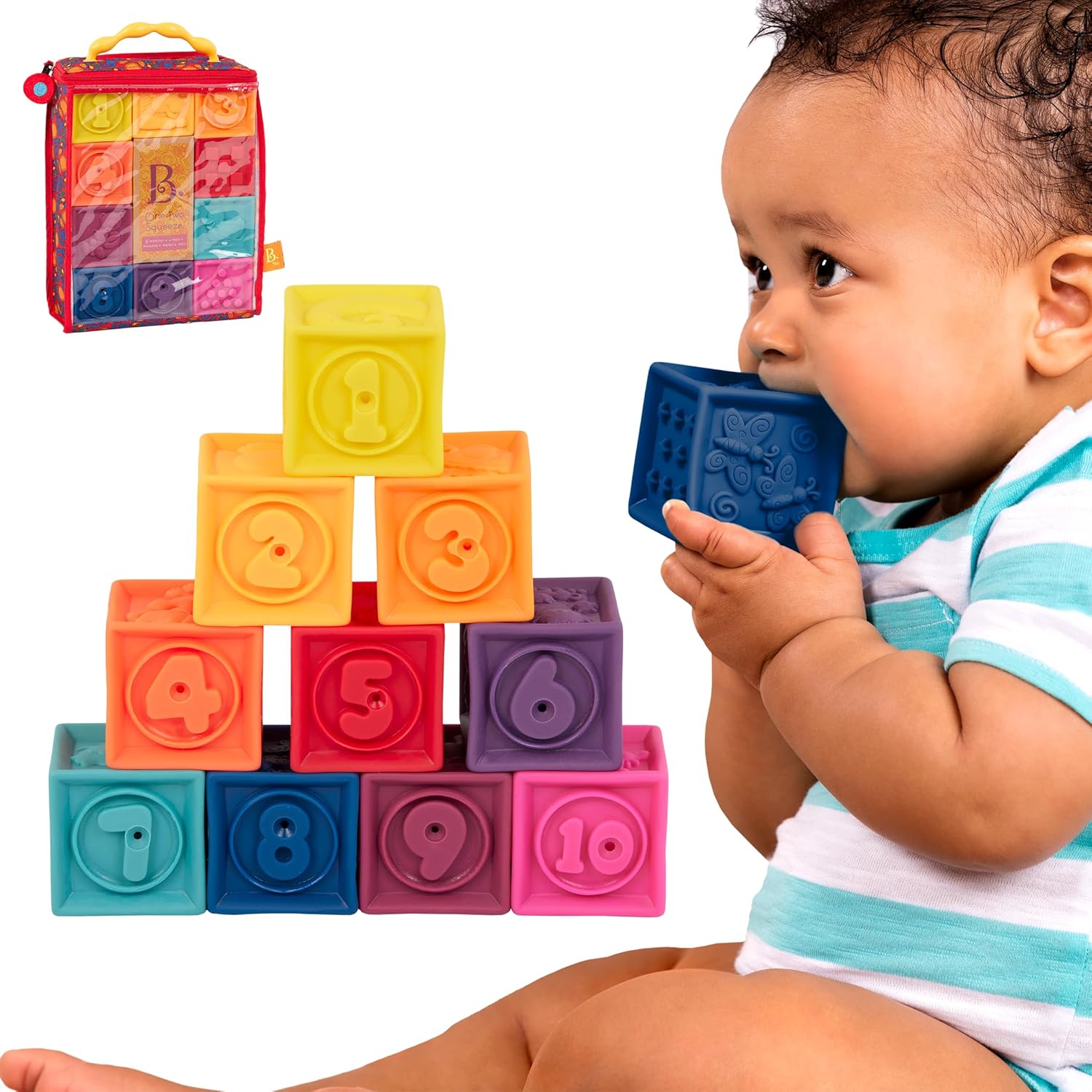 Baby Blocks – Stacking & Building Toys For Babies – 10 Soft ...