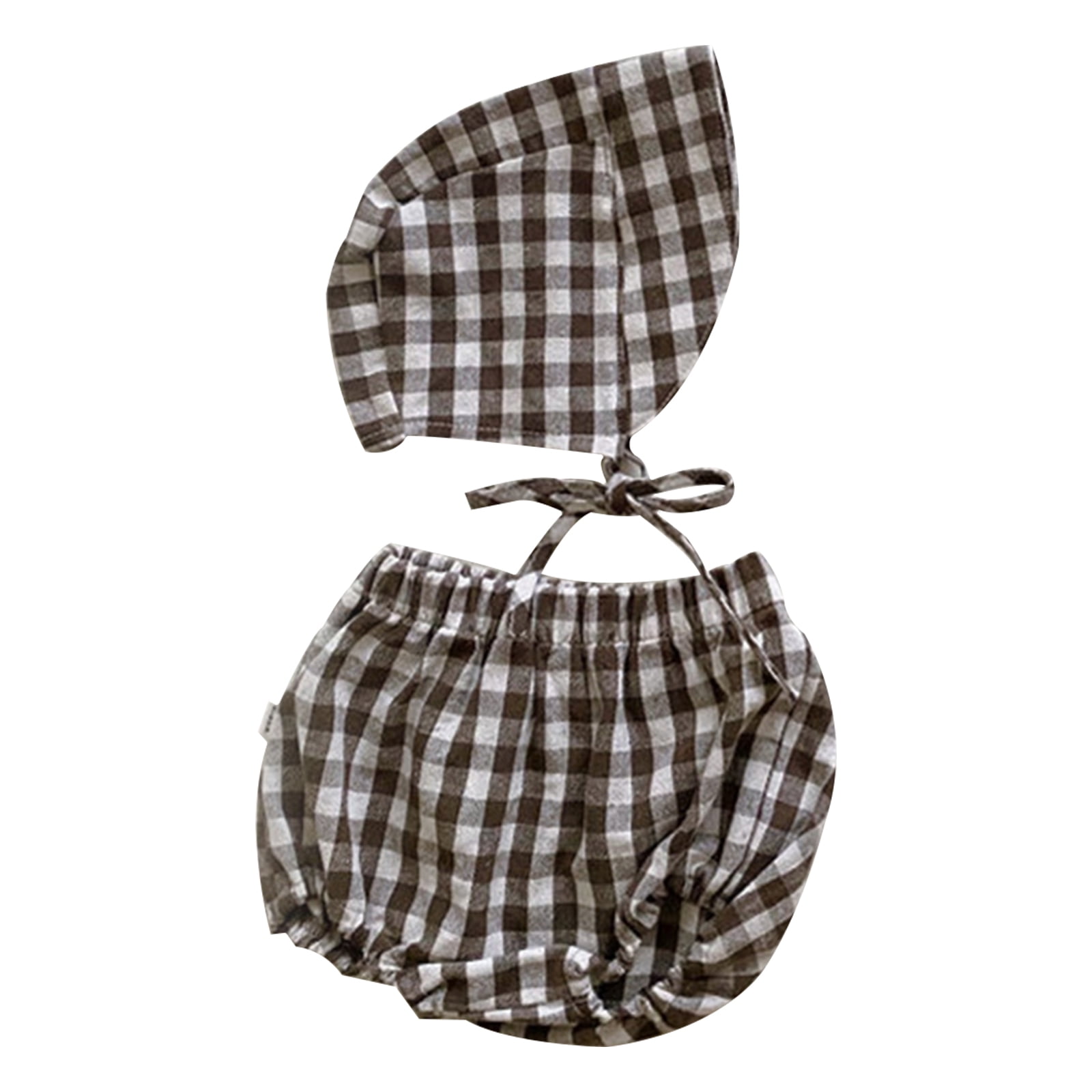 Baby Bloomers Hat Clothes Set Infant Toddler Kids Photo Props Baby ...