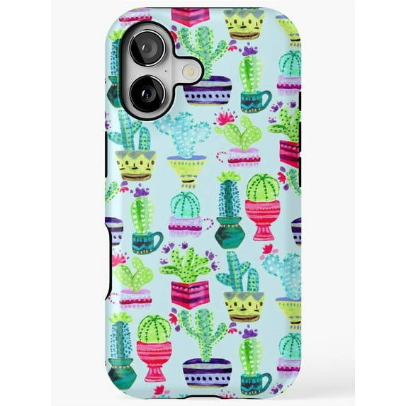 Baby Blue Cacti Cute Desert Phone Case for iPhone 11 12 13 14 15 16 17 Pro Max - Walmart.com