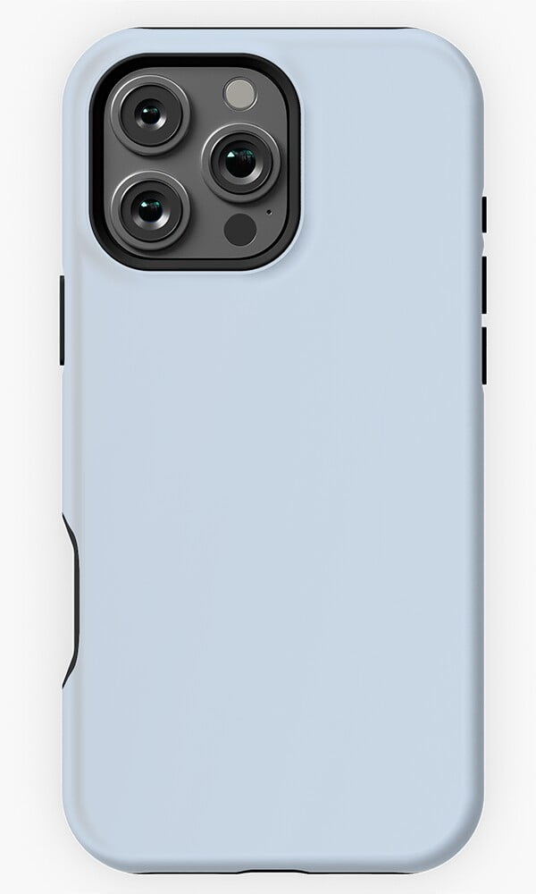 Baby Blue Color Phone Case for iPhone 16 15 14 13 12 11 Pro Max ...