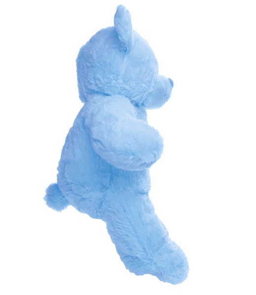 Baby Blue Patches Bear 8-Inch Plush Toy in Karate Gear - Soft ...