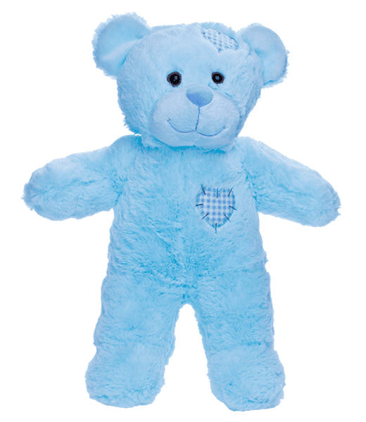 Baby Blue Patches Bear Plush Toy Skin, DIY 8" Toy Kits with Hand ...