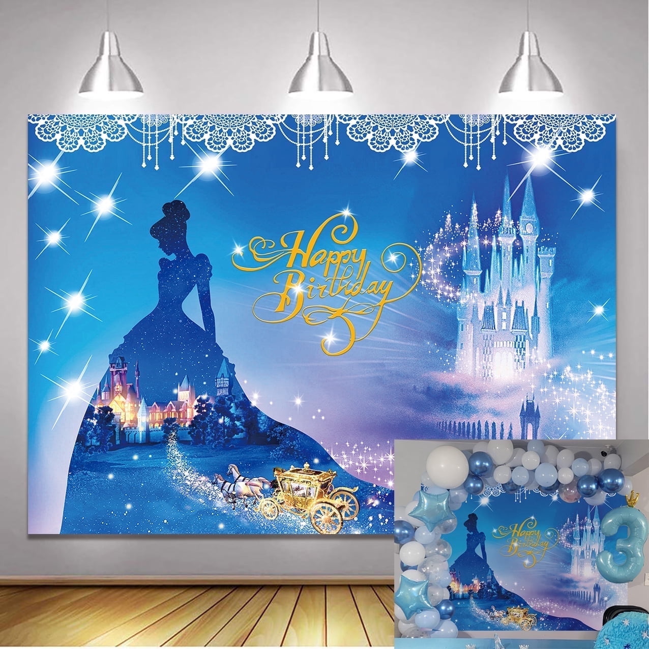 Princess Birthday Party Background