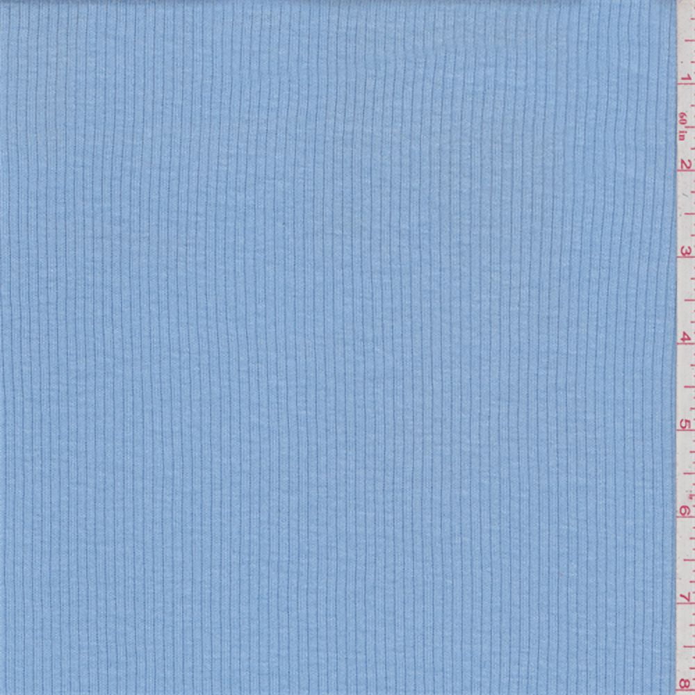 Baby Blue Rib Jersey Knit, Fabric Sold By the Yard - Walmart.com