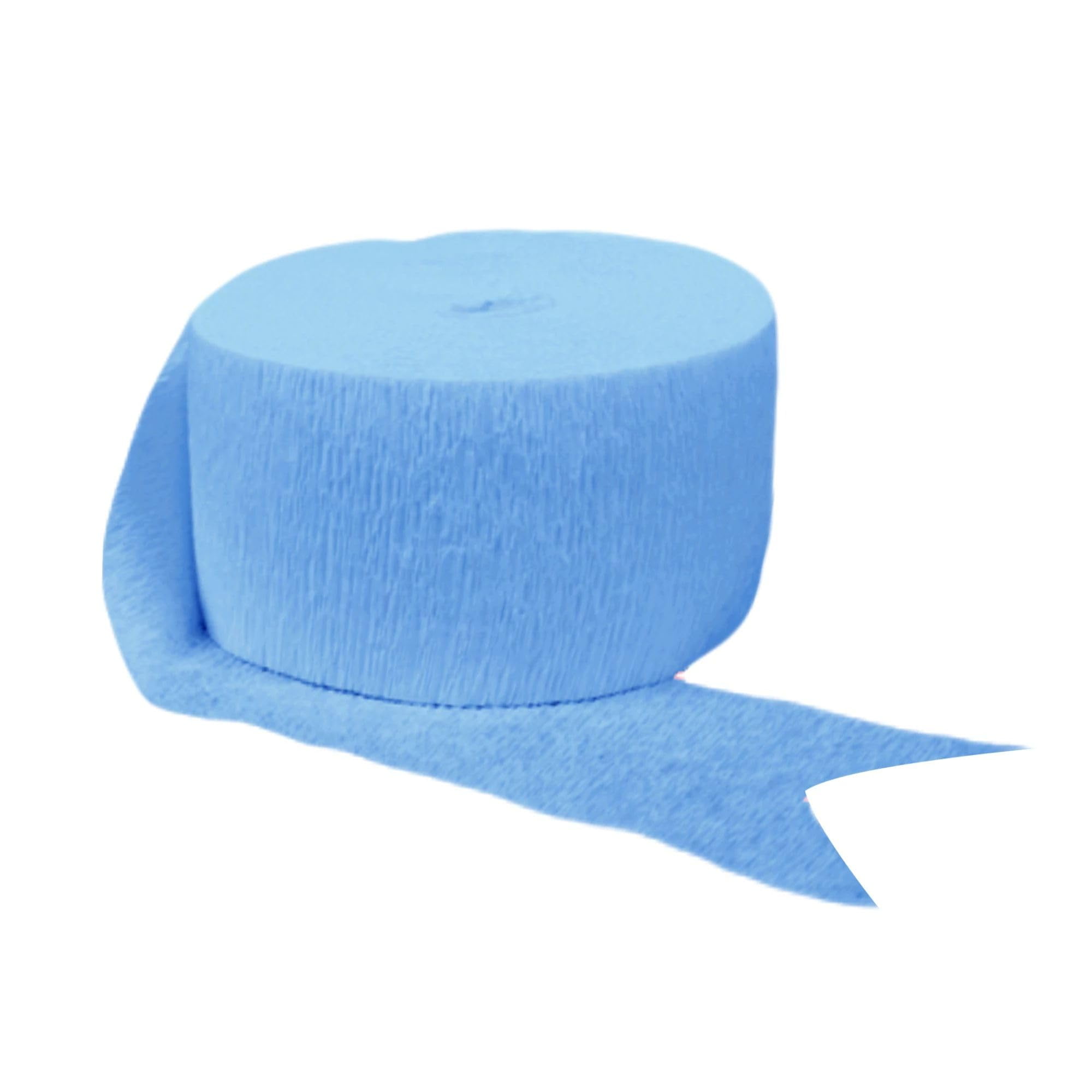 Baby Blue Solid Crepe Streamer | Party Decor - Walmart.com