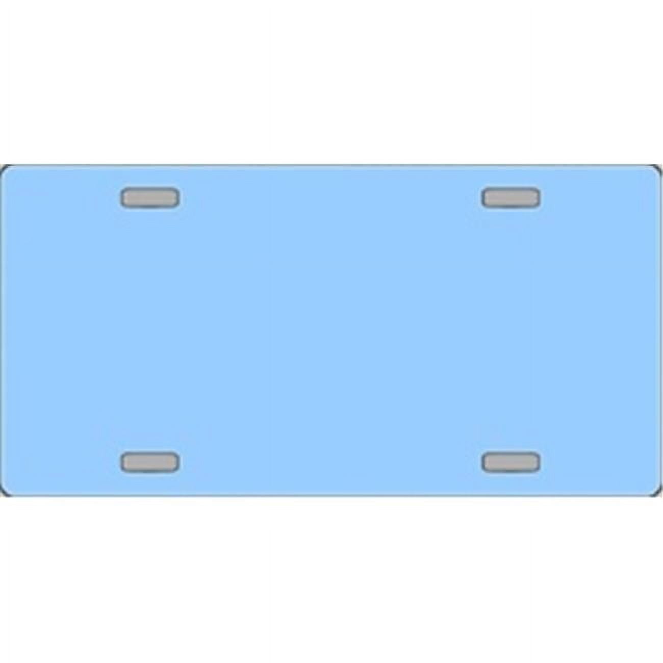 Baby Blue Solid Flat Automotive License Plates Blanks for Customizing ...