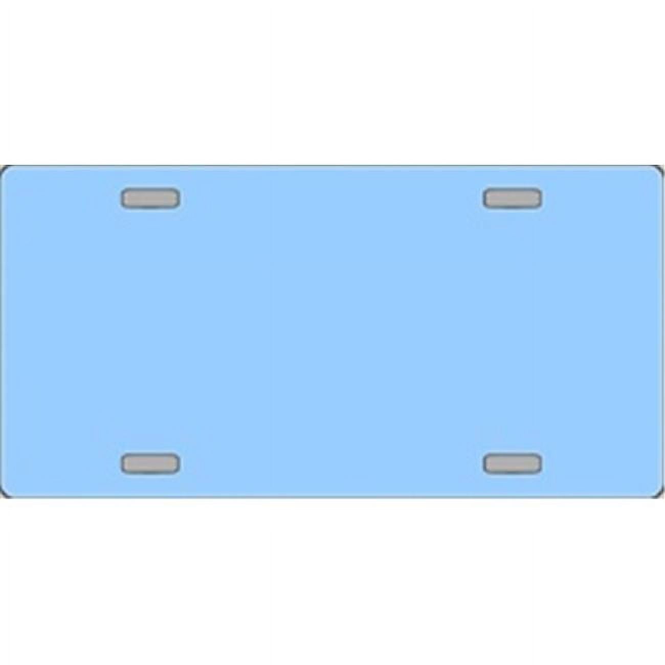 Baby Blue Solid Flat Automotive License Plates Blanks for Customizing ...