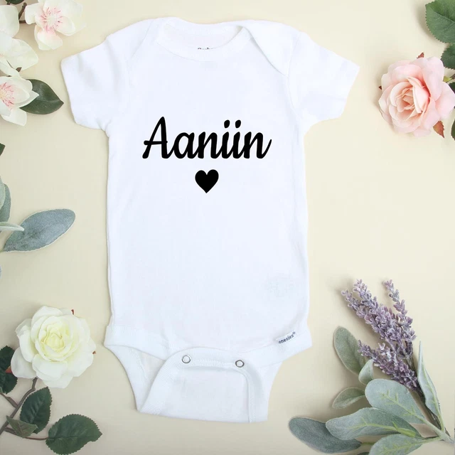 Baby Bodysuit BELLA CANVAS Aaniin [Means "Hello"] Ojibwe Pregnancy ...