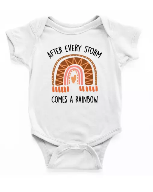Baby Bodysuit BELLA CANVAS After Every Storm Comes A Rainbow Baby ...