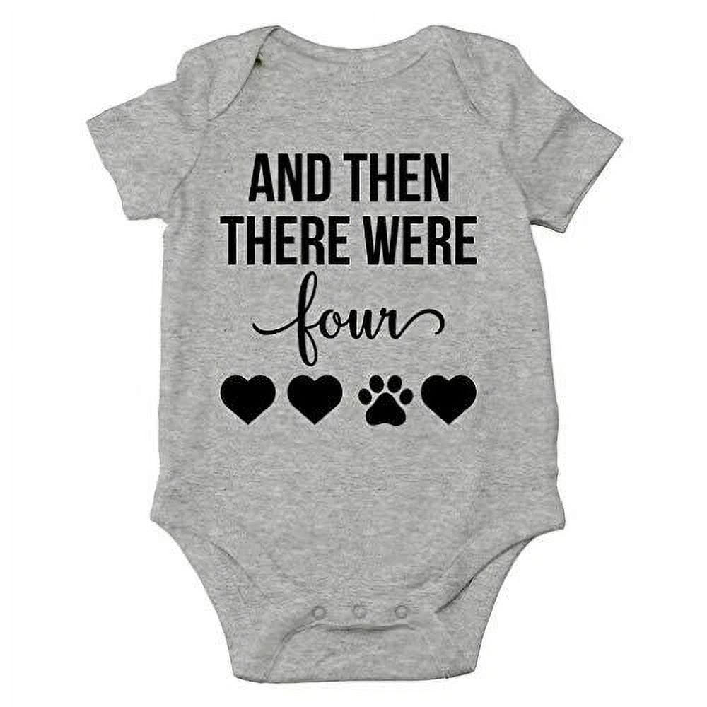 Baby Bodysuit BELLA CANVAS And Then There Were Four - My Siblings Have ...