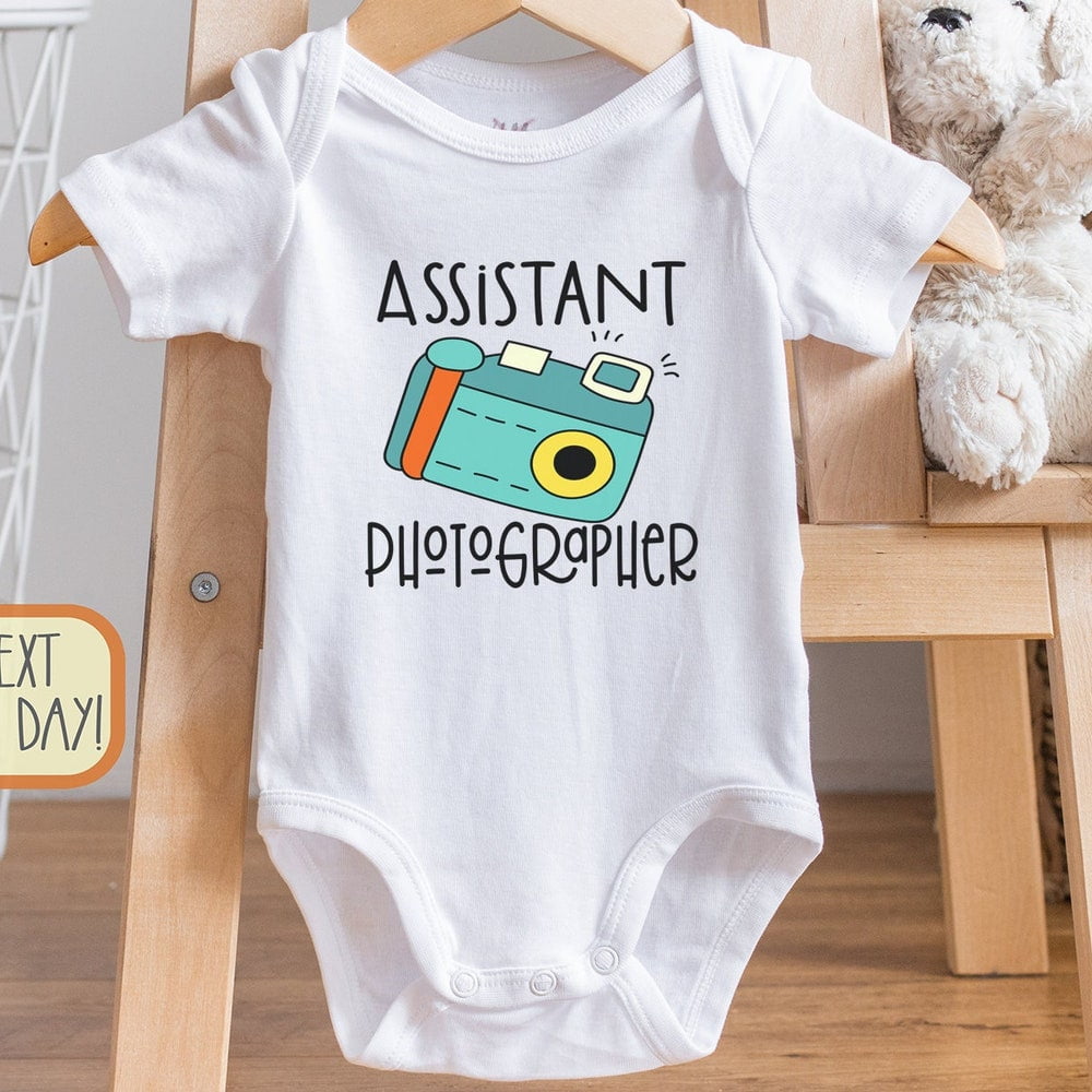 Baby Bodysuit BELLA CANVAS Assistant Photographer - Mommy'S Little ...