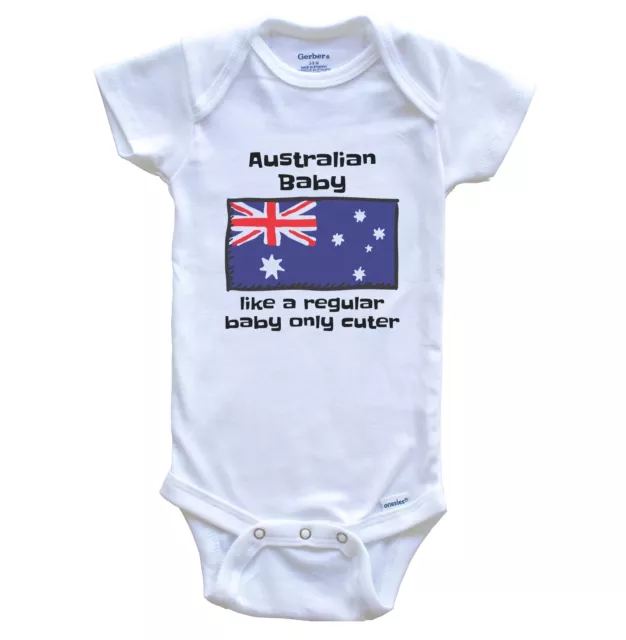 Baby Bodysuit BELLA CANVAS Australian Baby Like A Regular Baby Only ...