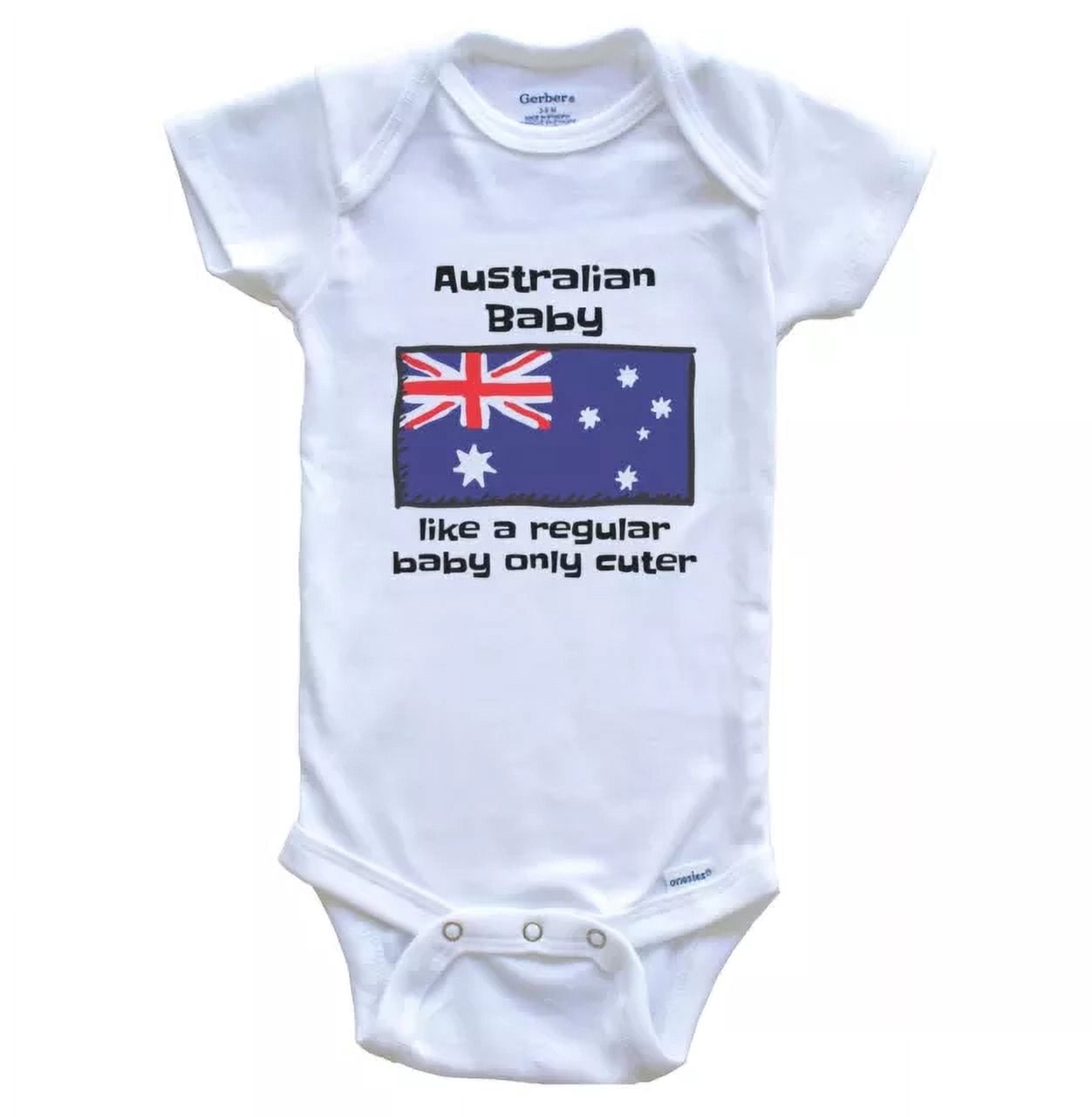 Baby Bodysuit BELLA CANVAS Australian Baby Like A Regular Baby Only ...