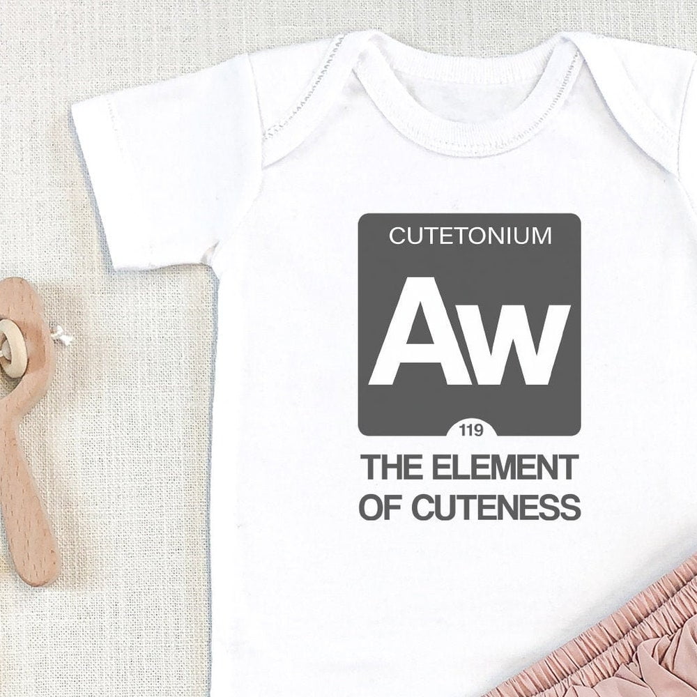 Baby Bodysuit BELLA CANVAS Aw Funny Baby, Cute Science, Periodic Table ...