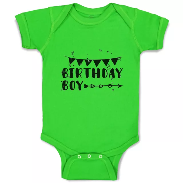 Baby Bodysuit BELLA CANVAS Baby Bodysuit Birthday Boy Celebrations Style A Boy & Girl Baby ...