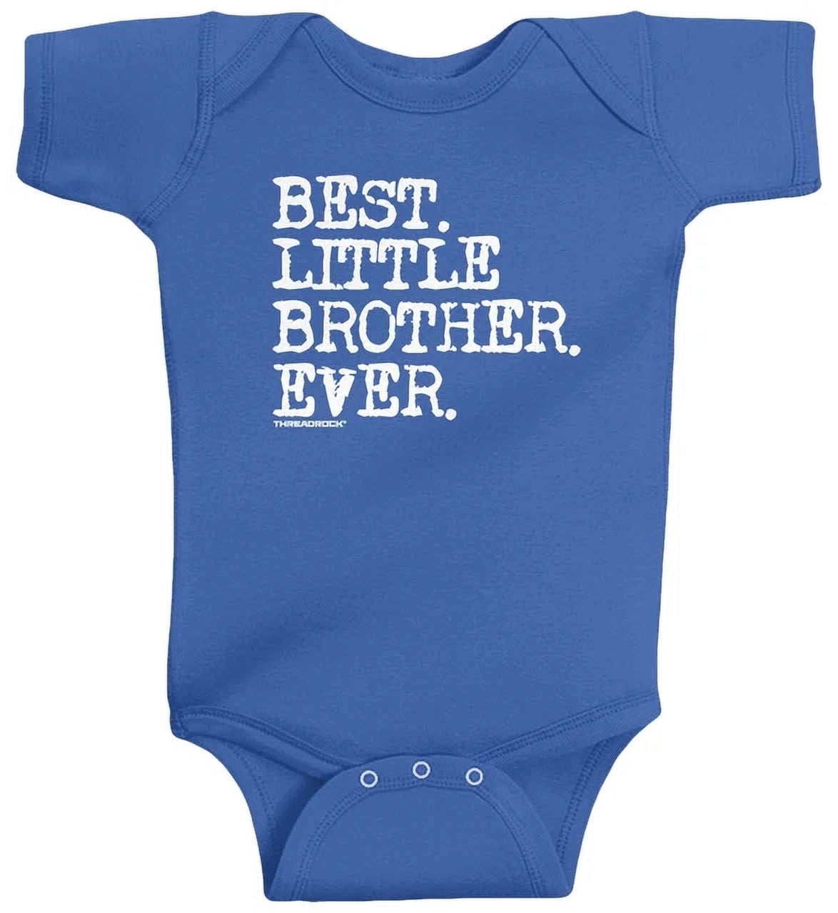 Baby Bodysuit BELLA CANVAS Baby Boys Best Little Brother Ever Infant ...