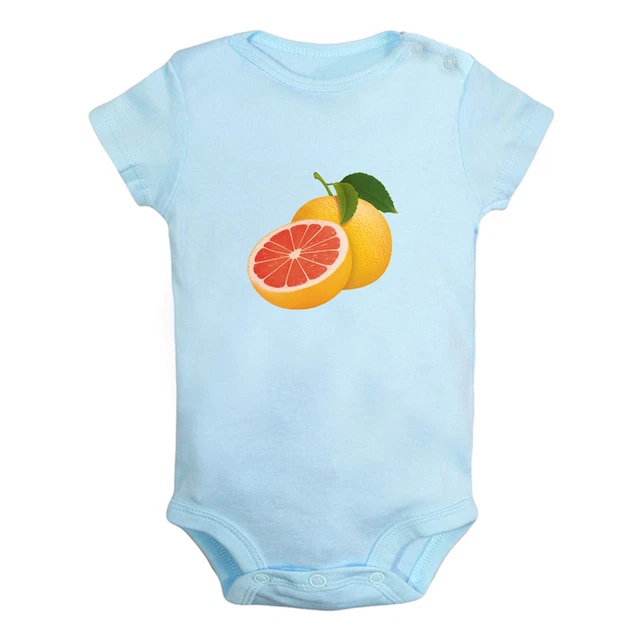 Baby Bodysuit BELLA CANVAS Baby Fruit Grapefruit Cute Romper Newborn ...