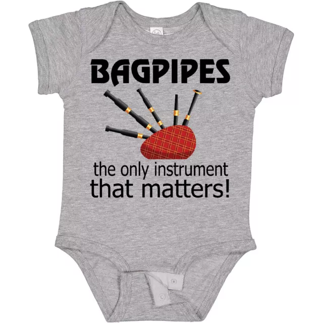 Baby Bodysuit BELLA CANVAS Bagpipe Player Funny Music Joke Baby ...