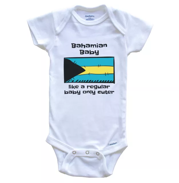 Baby Bodysuit BELLA CANVAS Bahamian Baby Like A Regular Baby Only Cuter ...