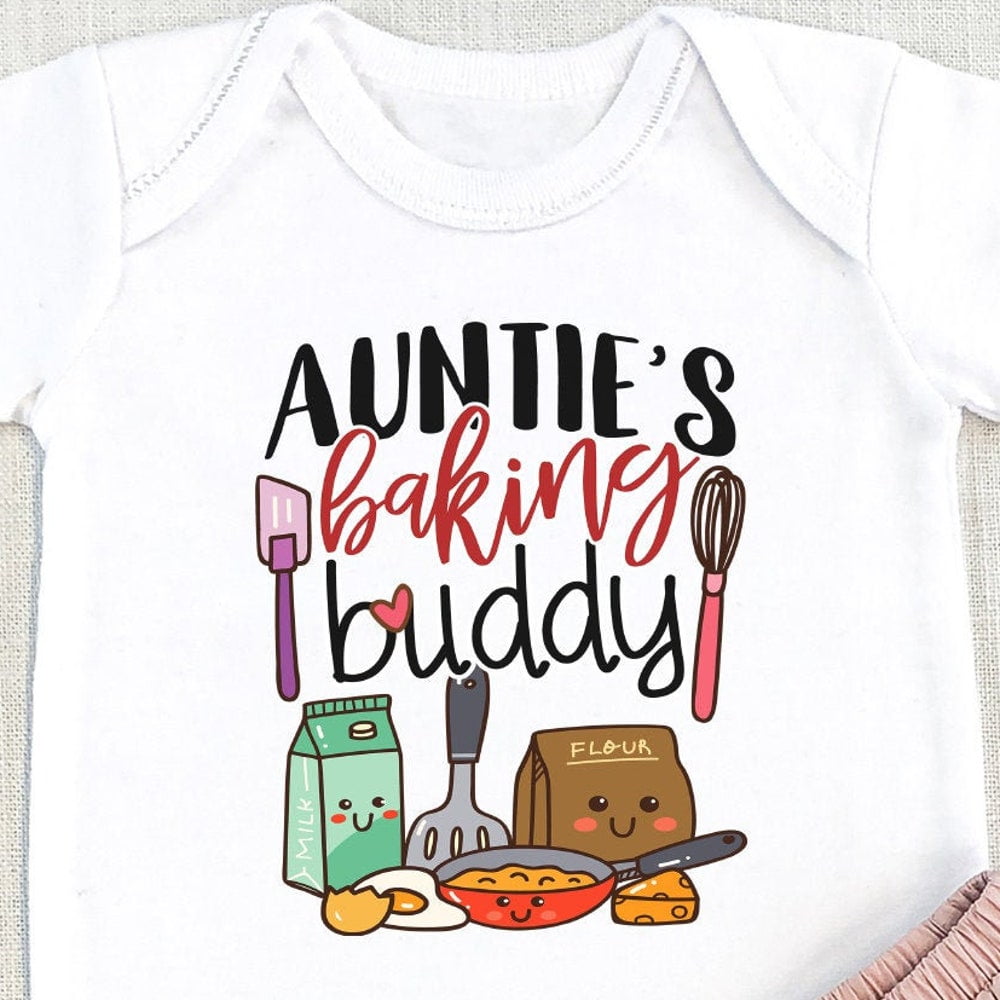 Baby Bodysuit BELLA CANVAS Baking Buddy Baby, Baby Reveal, Baby Announcement, Grandma'S Baking ...