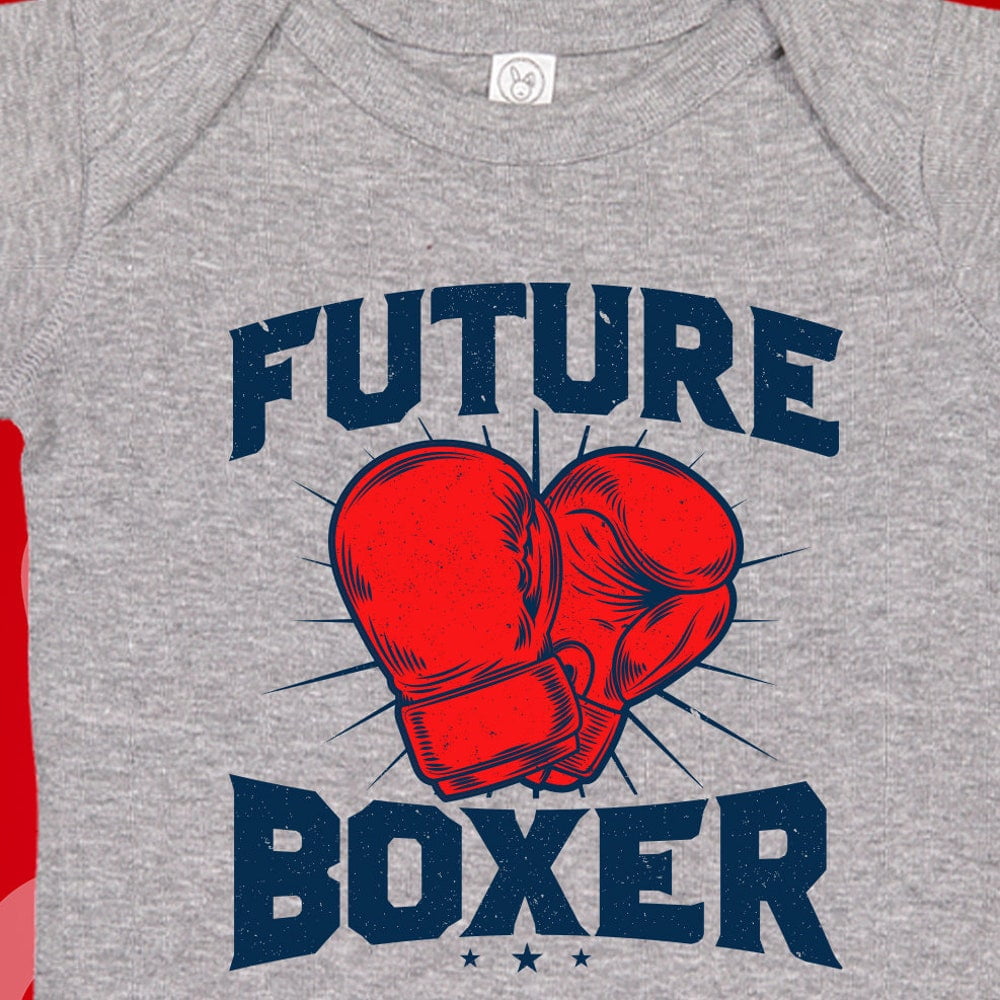 Baby Bodysuit BELLA CANVAS Boxing Baby Future Boxer Bodysuit Onesie ...