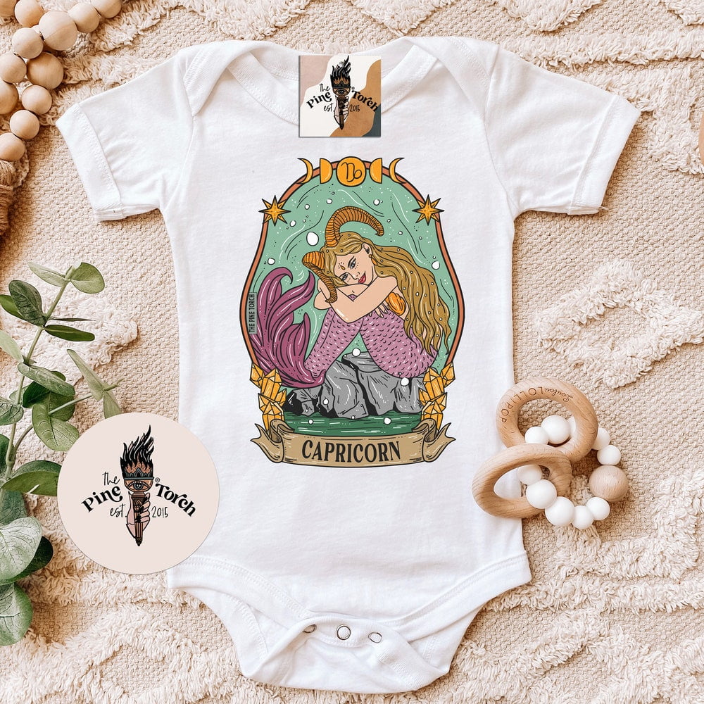 Baby Bodysuit BELLA CANVAS Capricorn Zodiac Bodysuit, Capricorn Baby ...