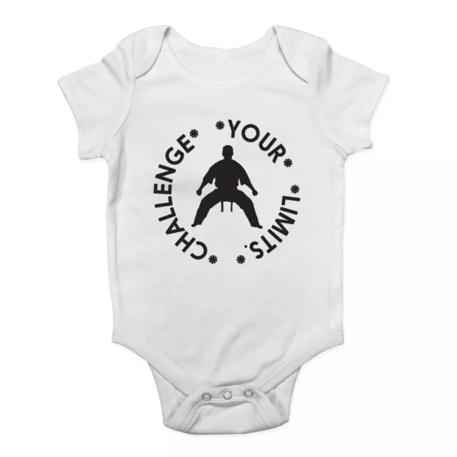 Baby Bodysuit BELLA CANVAS Challenge Your Limits Karate Martial Arts ...