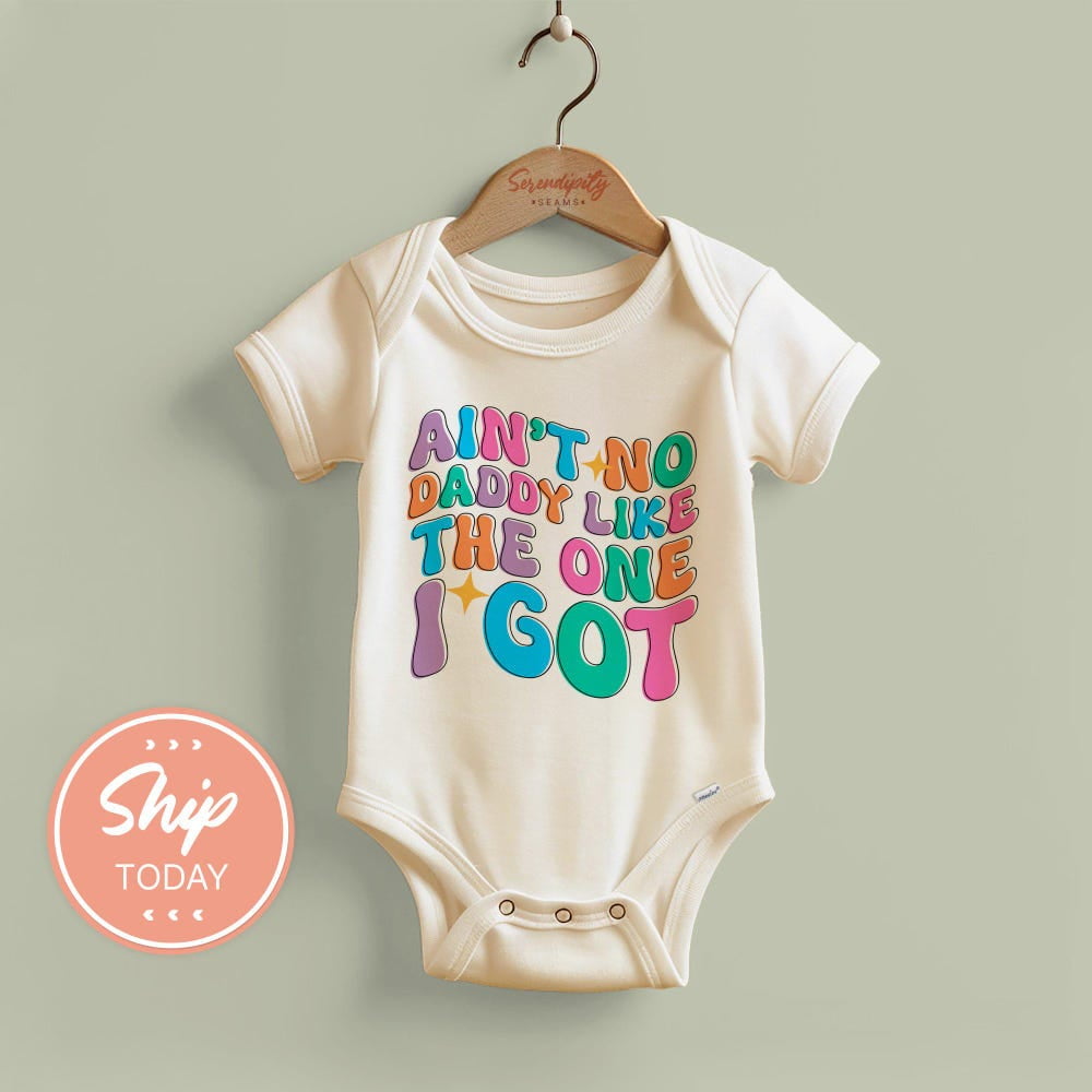 Baby Bodysuit BELLA CANVAS Cheerful Family Inspired Baby Bodysuit, Daddy'S Little One Design ...