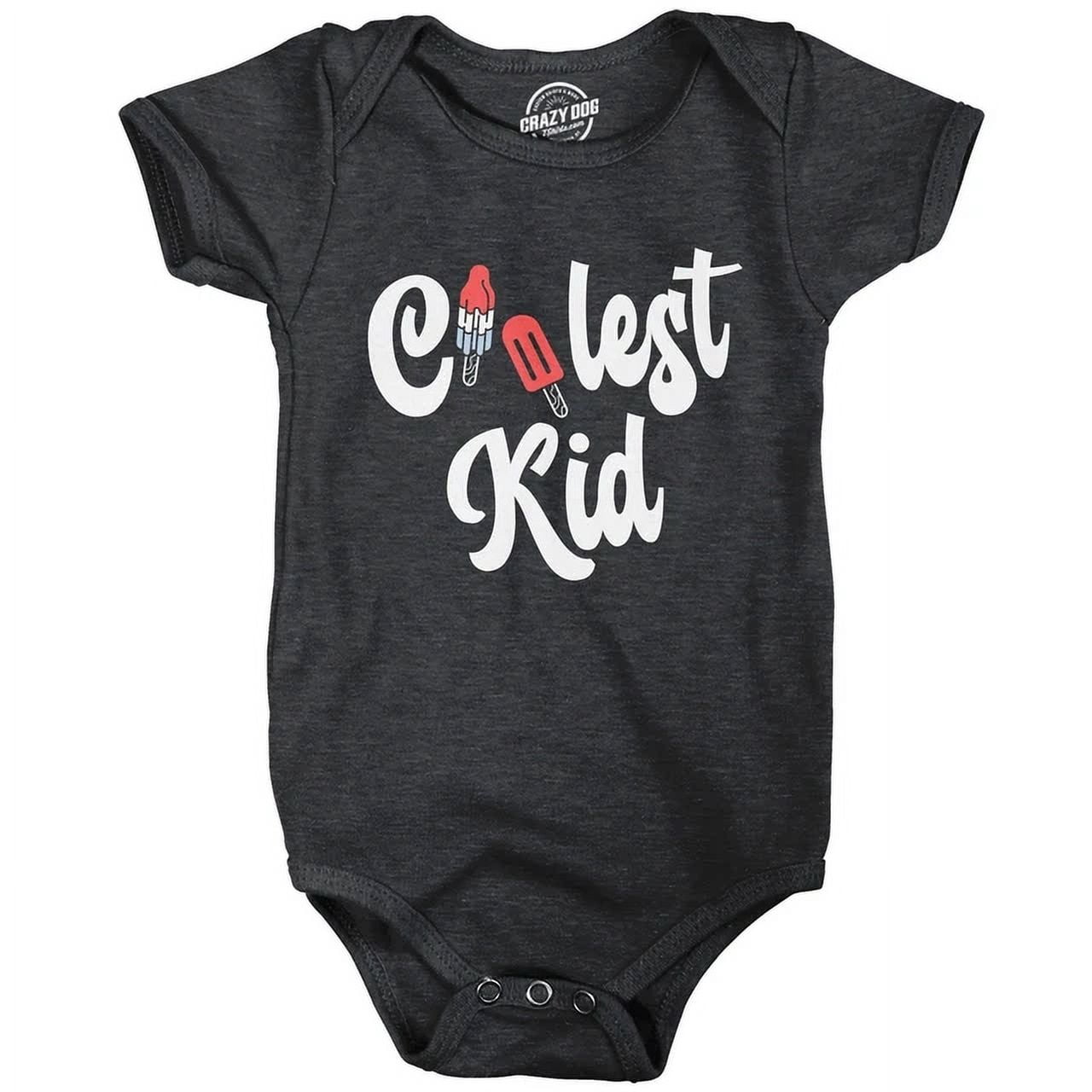 Baby Bodysuit BELLA CANVAS Coolest Kid Baby Bodysuit Funny Cute Ice ...