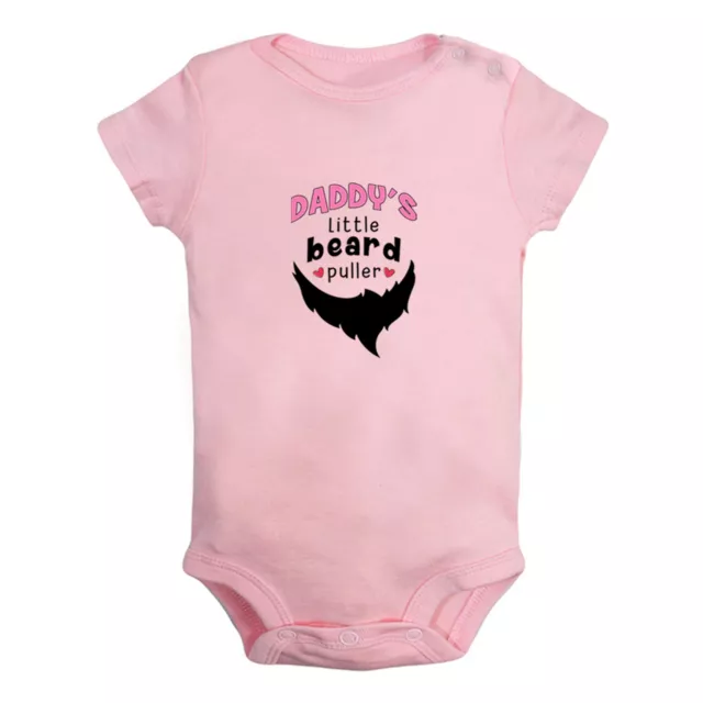 Baby Bodysuit BELLA CANVAS Daddy'S Little Beard Puller Funny Romper ...