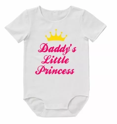 Baby Bodysuit BELLA CANVAS Daddy'S Little Princess Funny Bodysuit Baby ...
