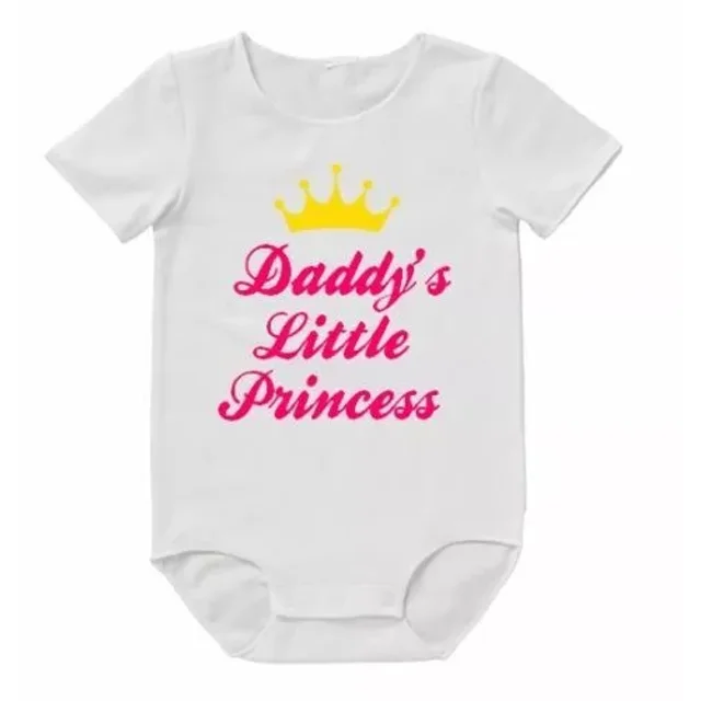 Baby Bodysuit BELLA CANVAS Daddy'S Little Princess Funny Bodysuit Baby Shower Girl Dad Uncle ...