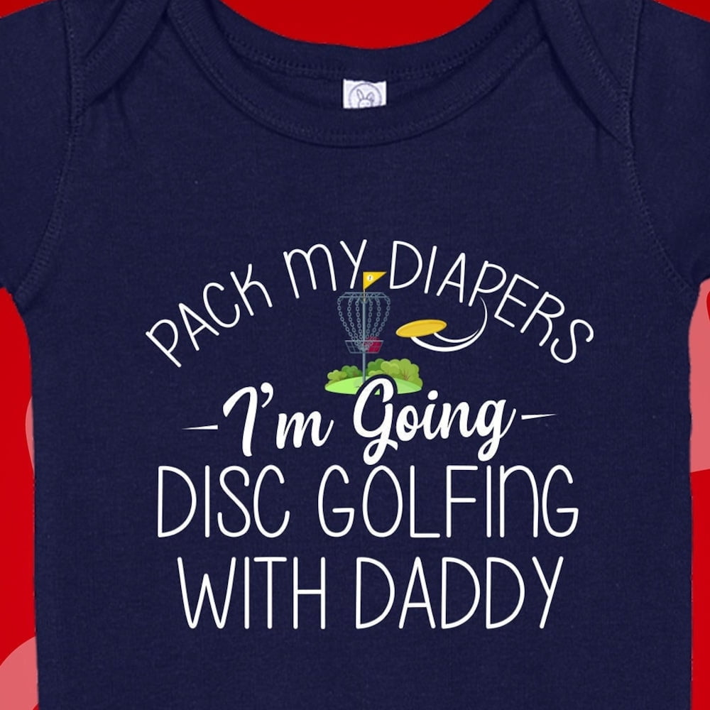 Baby Bodysuit BELLA CANVAS Disc Golf Baby Onesie Or Kids T-Shirt, Pack ...