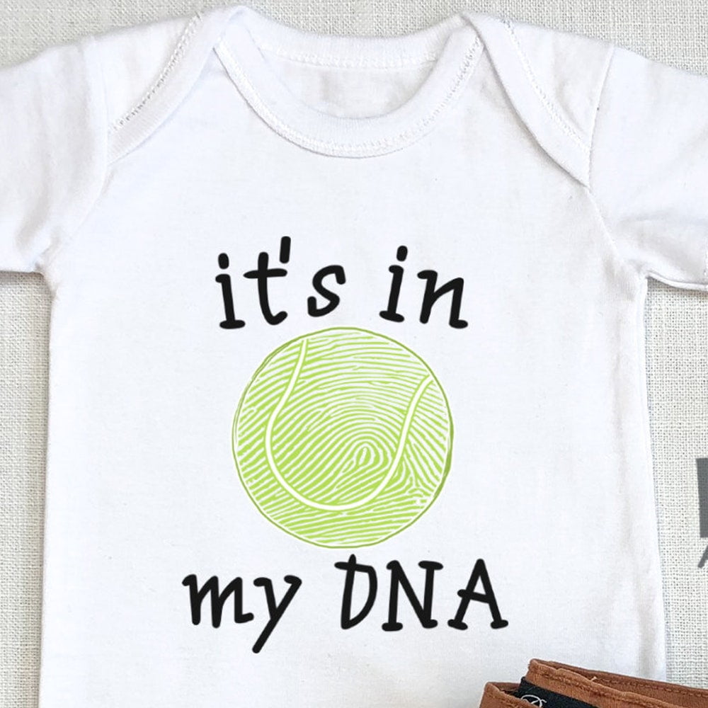 Baby Bodysuit BELLA CANVAS It'S In My Dna Tennis, Future Tennis Player ...