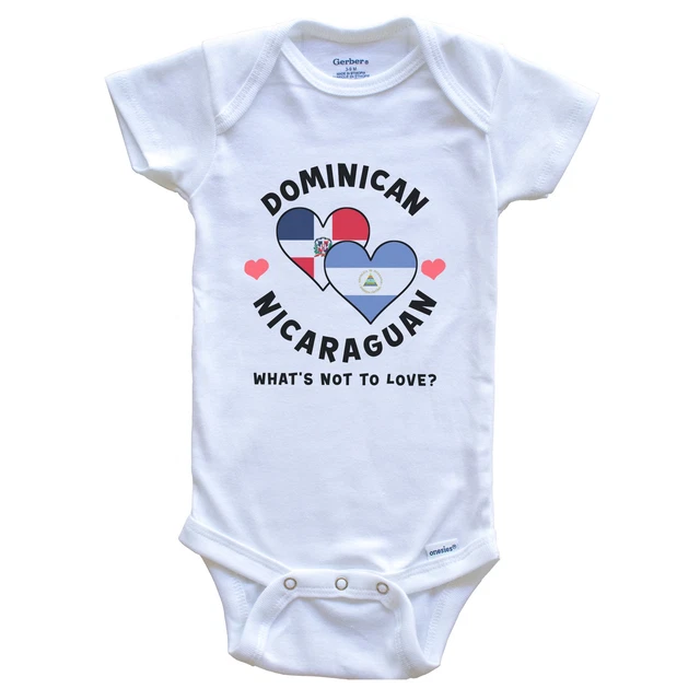 Baby Bodysuit BELLA CANVAS Dominican Nicaraguan What'S Not To Love ...