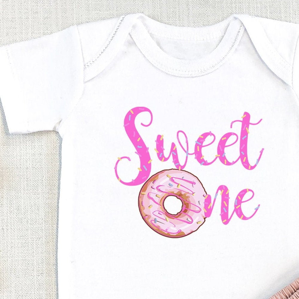 Baby Bodysuit BELLA CANVAS Donuts Baby, Sweet One, Baby Shower Gift ...