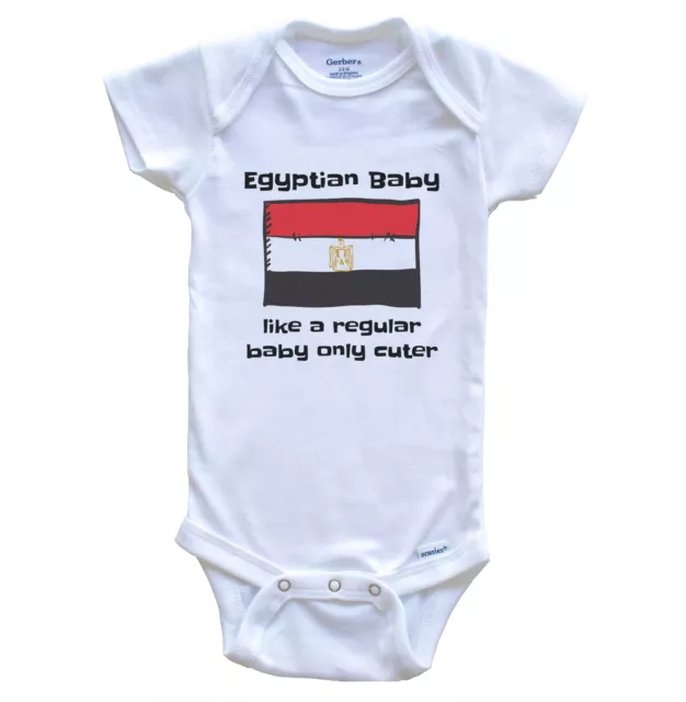 Baby Bodysuit BELLA CANVAS Egyptian Baby Like A Regular Baby Only Cuter ...