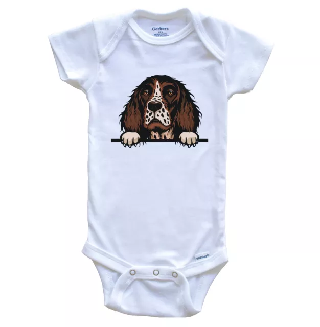 Baby Bodysuit BELLA CANVAS English Springer Spaniel Dog Breed Cute One ...