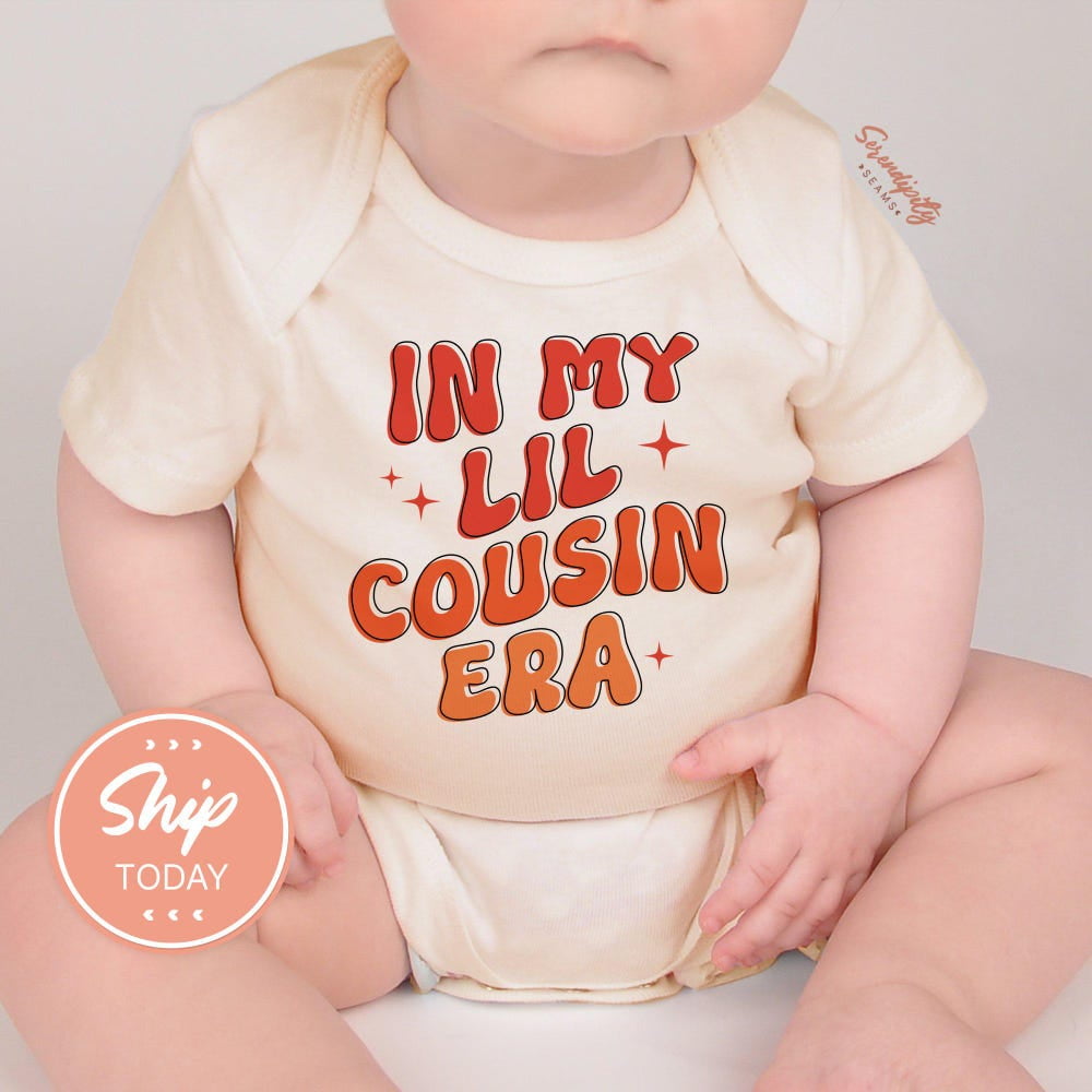 Baby Bodysuit BELLA CANVAS Family Matching Baby Outfit, Funny Infant Bodysuit For Cousin, Cute ...