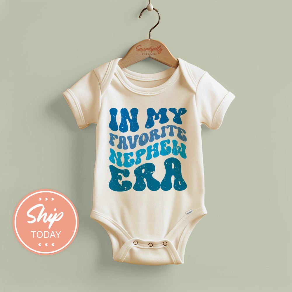 Baby Bodysuit BELLA CANVAS Family Nephew Era Baby Onesies Brand, Cute Baby Shower Gift, Funny ...