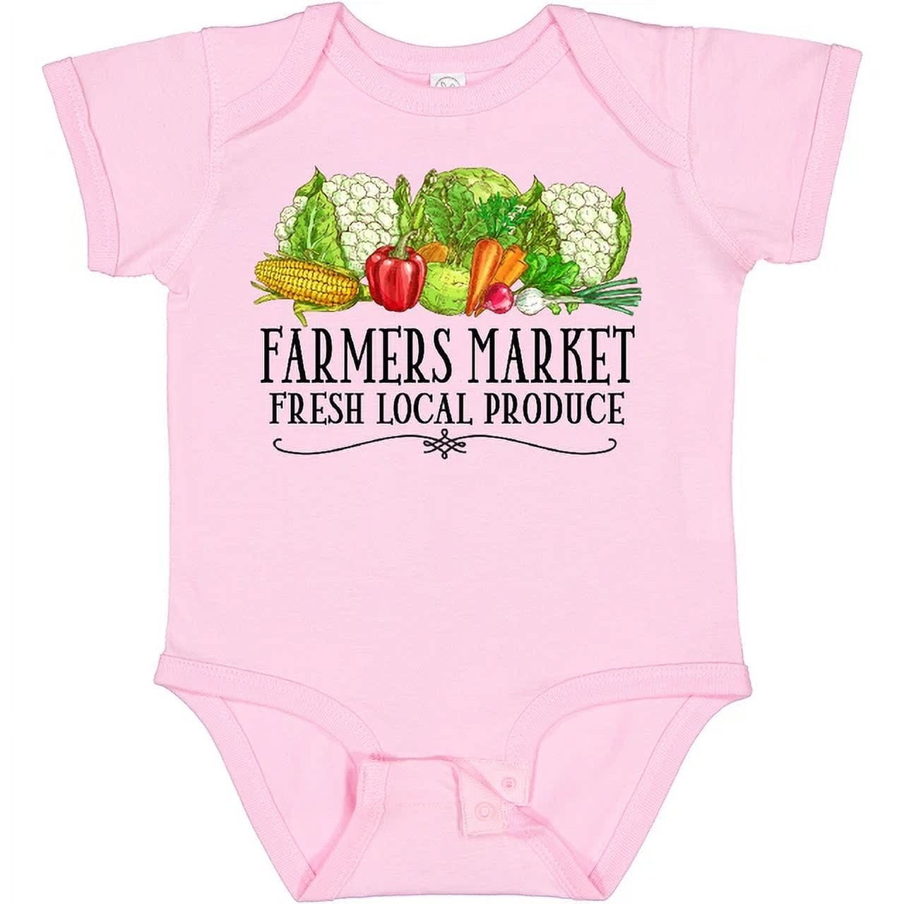 Baby Bodysuit BELLA CANVAS Farmers Market Fresh Local Produce Baby ...