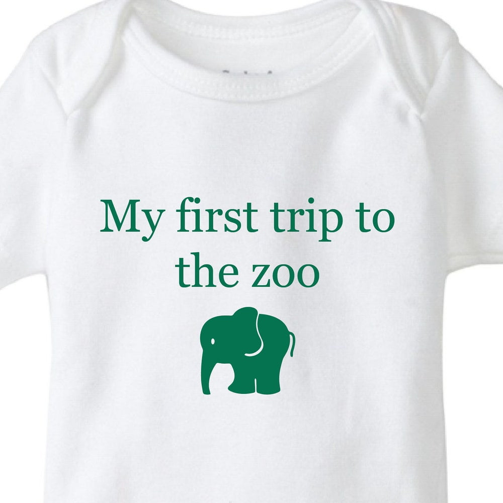 Baby Bodysuit BELLA CANVAS My First Trip To The Zoo Onesie, Baby Bodysuit Shirt, My First Trip ...