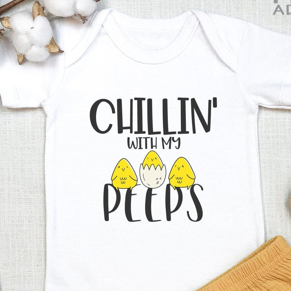 Baby Bodysuit BELLA CANVAS Funny Baby, Cute Baby Bodysuit, Easter ...