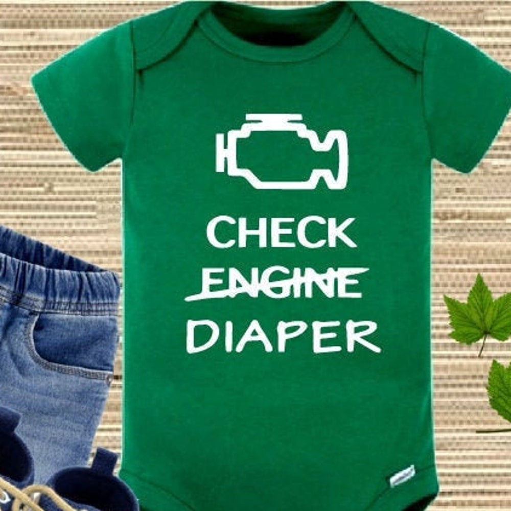 Baby Bodysuit BELLA CANVAS Funny Baby Onesie / Gift For Baby / Check ...