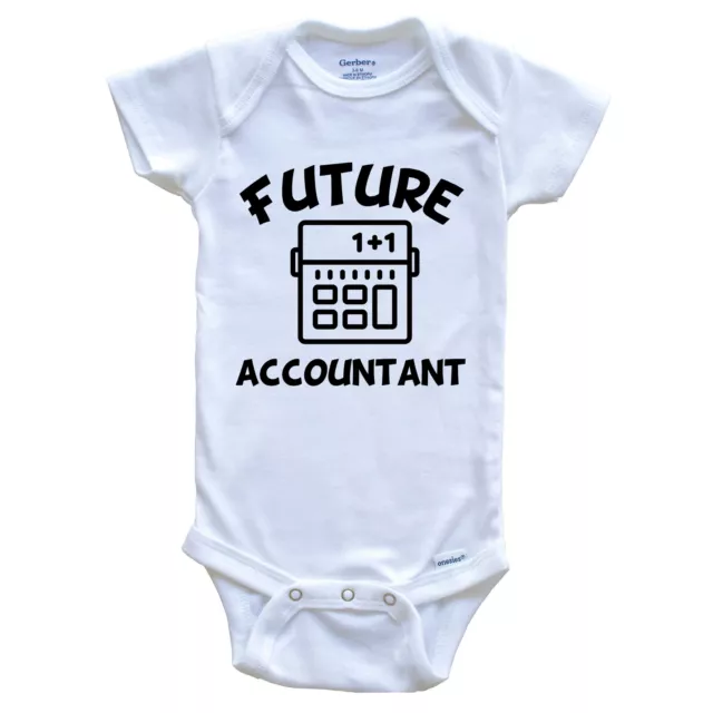 Baby Bodysuit BELLA CANVAS Future Accountant Cute Calculator Baby ...