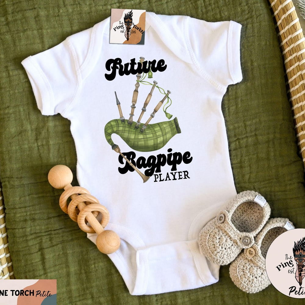 Baby Bodysuit BELLA CANVAS Future Bagpipe Player Bodysuit, Bagpipe Baby ...