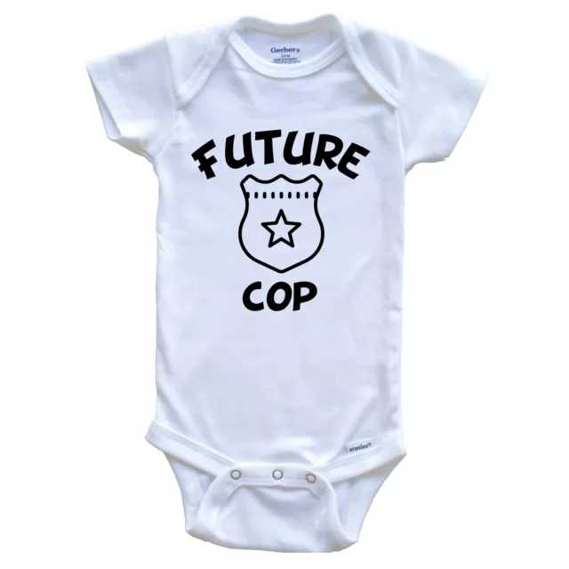 Baby Bodysuit BELLA CANVAS Future Cop Cute Police Badge Baby Bodysuit ...