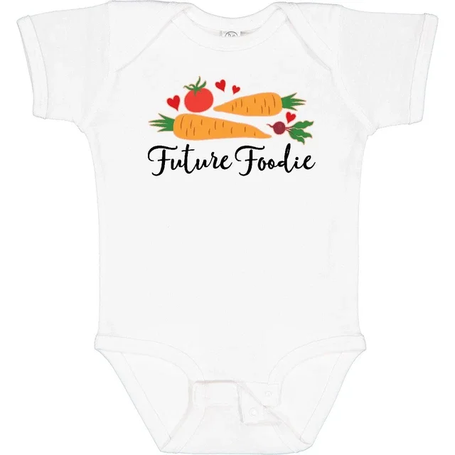 Baby Bodysuit BELLA CANVAS Future Foodie Cute Vegetable Infant Creeper ...