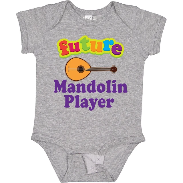 Baby Bodysuit BELLA CANVAS Future Mandolin Player Music Gift Baby ...